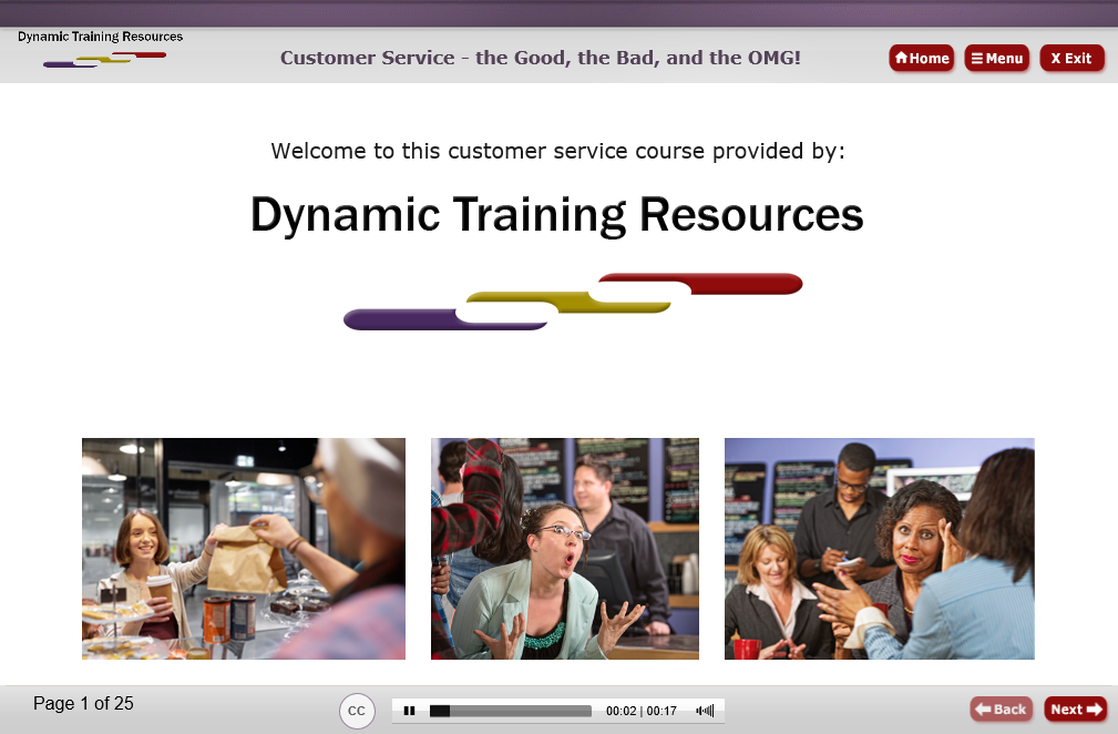 Customer Service Demo – Dynamic Training Resources